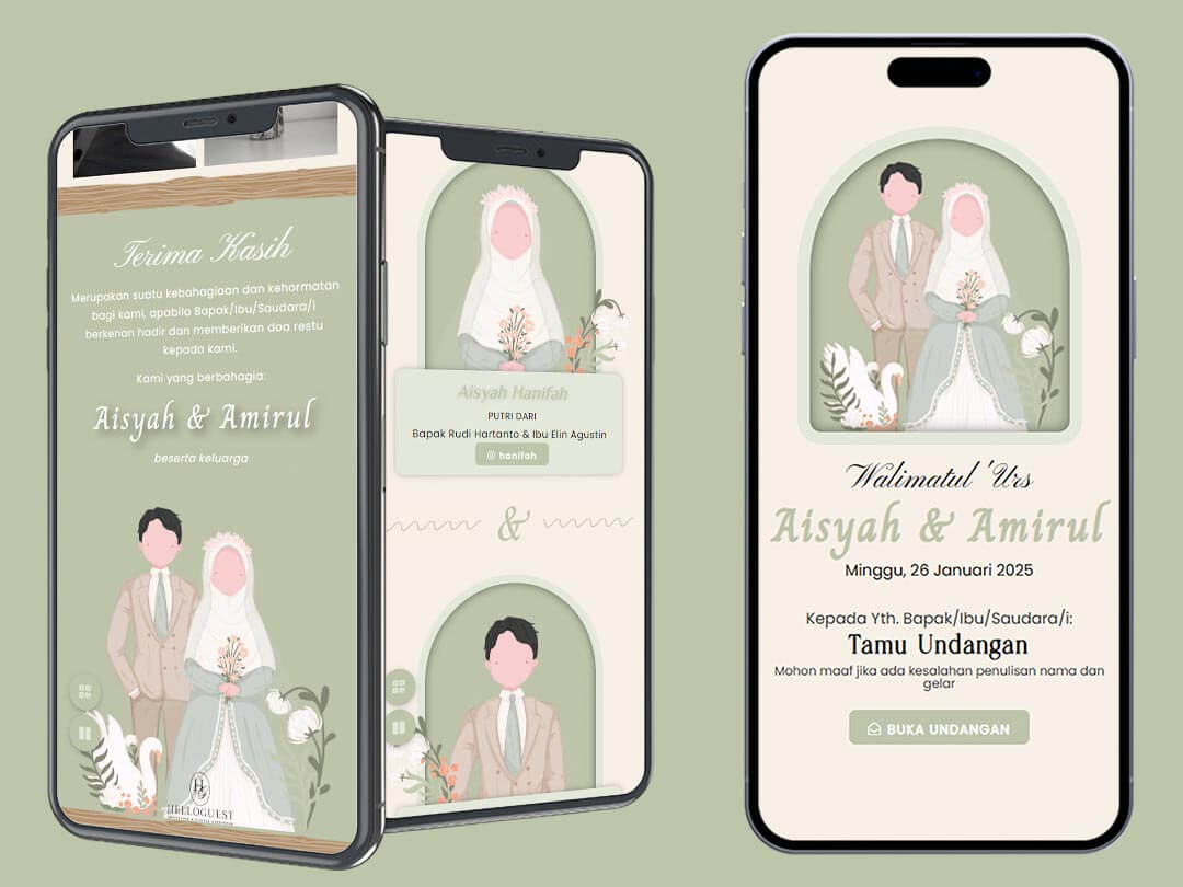 Web Undangan Digital Premium - Hello Guest